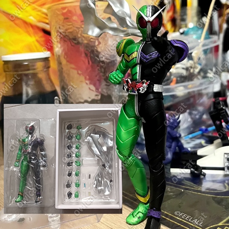 Kamen Rider W (CycloneJoker Form Ver.) SHF 15cm W Driver Cyclone Joker ...
