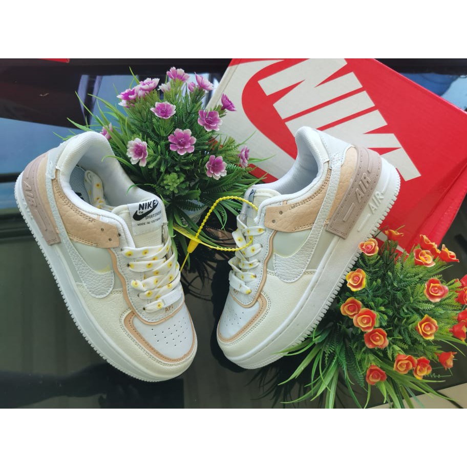 Nike Air Force 1 Shadow "macaron" with box for ladies 36-40 | Shopee ...
