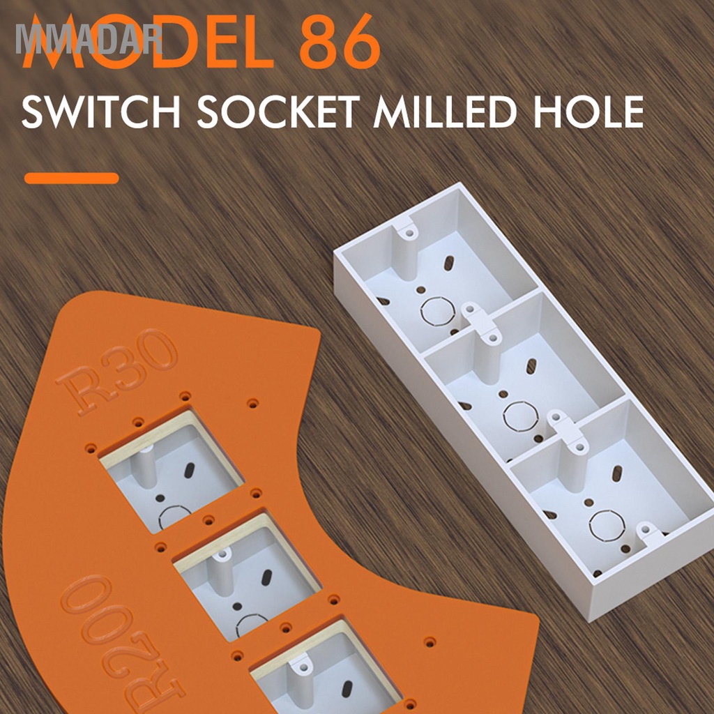 MMADAR Radius Jig Router Template R15 R30 R100 R200 Woodworking Corner Guide for Cabinet ...