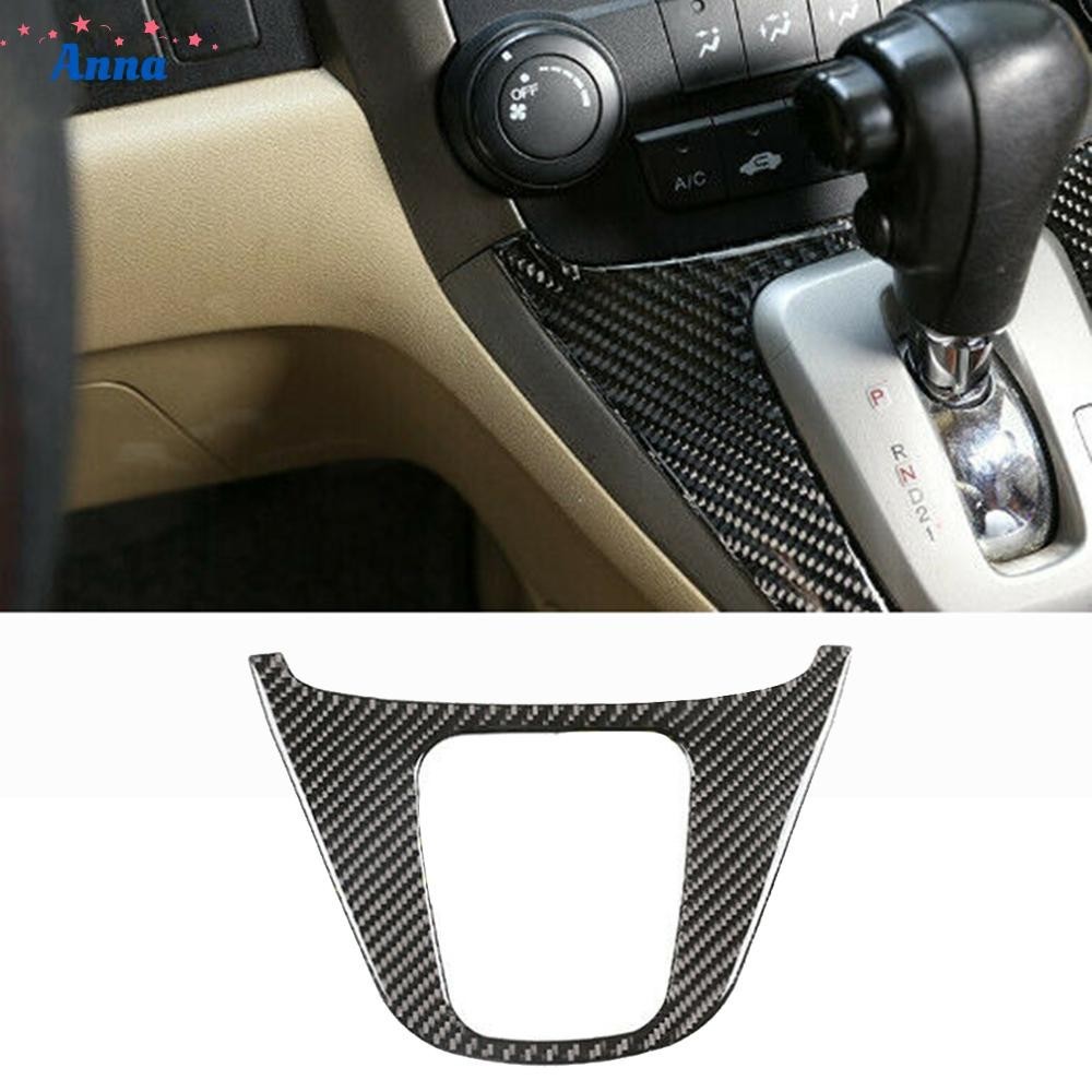 【Anna】Gear Shift Box Cover 1pcs Carbon Fiber Decor For Honda CRV CR-V ...
