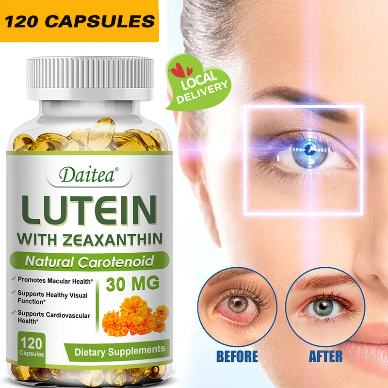 Daitea Lutein และ Zeaxanthin อาหารเสริม - การป้องกันวิสัยทัศน์, สารต้าน ...