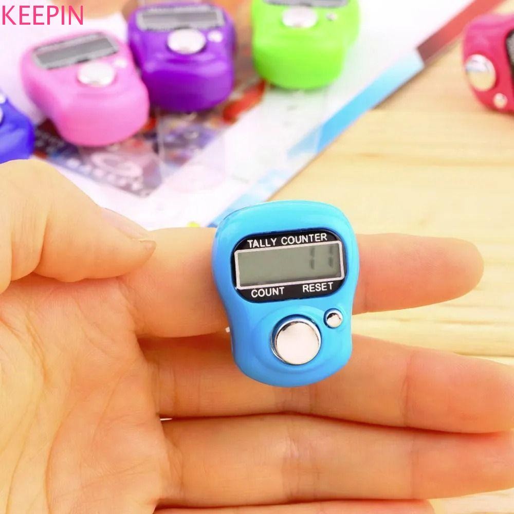 Keepin Finger Ring Tally Counter, Digital Mini ถักแถวเคาน์เตอร์,สานเคร ...