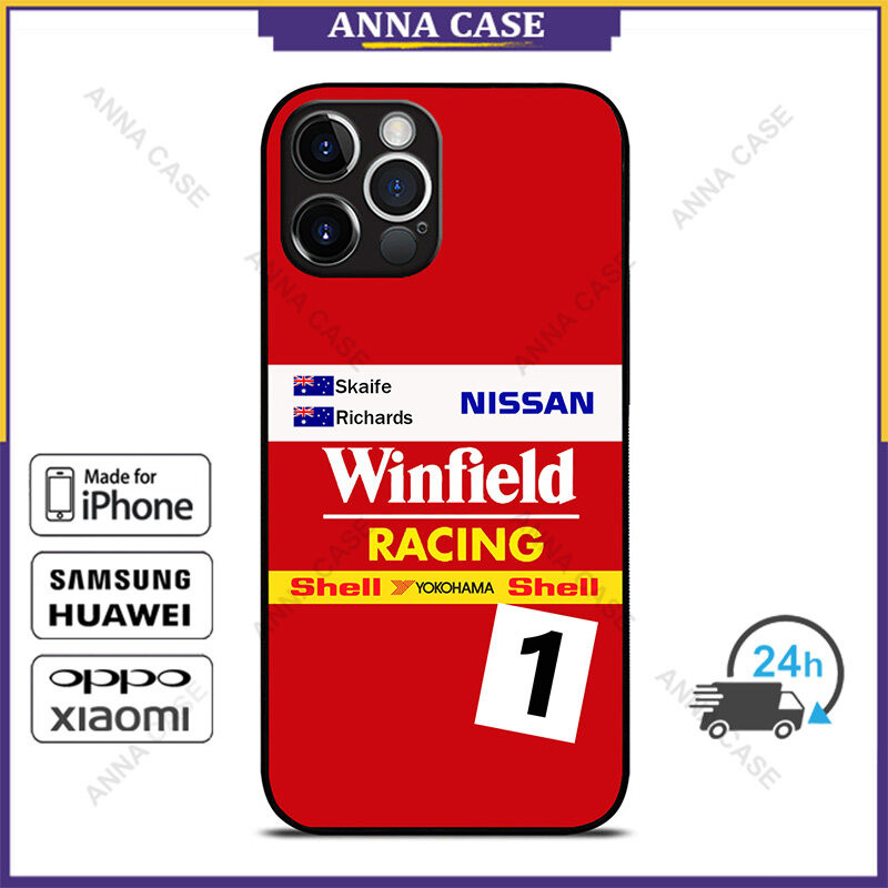 1992 Winfield Racing Nissan GT-R32 Livery เคสโทรศัพท์สําหรับ iPhone 16 ...