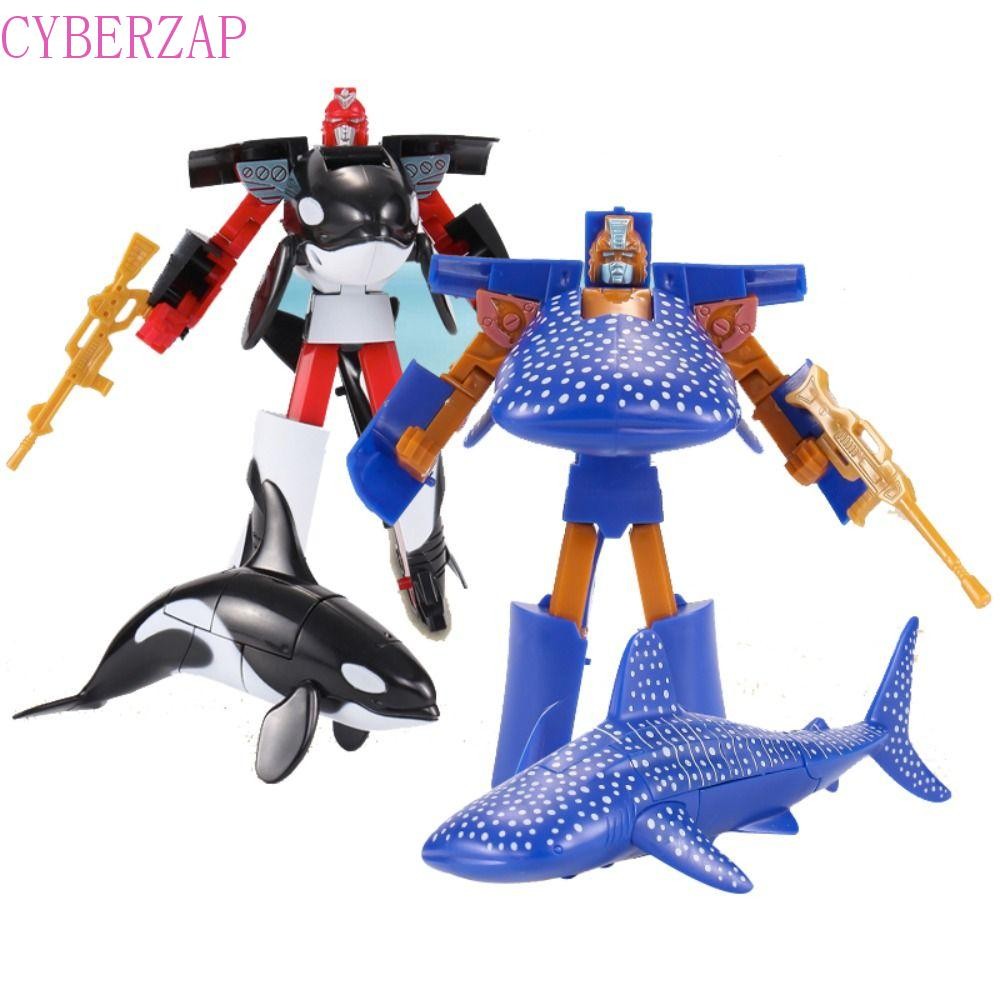 Cyberzap Transformation Whale Dolphin,สัตว์ทะเลAction Figure ...