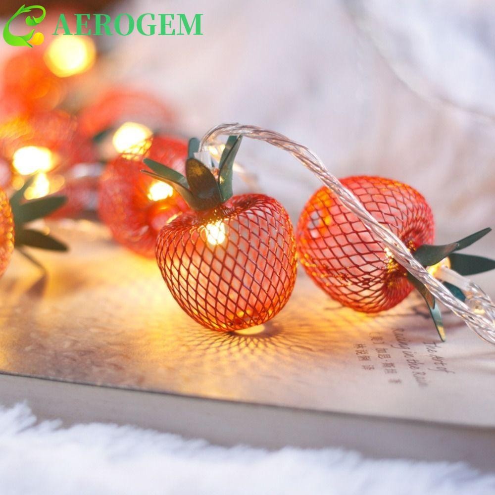 Aerogem ไฟ LED String, แบตเตอรี่ขับเคลื่อนเหล็กผลไม้ String ไฟ, Creative 10LED Festive Party ...