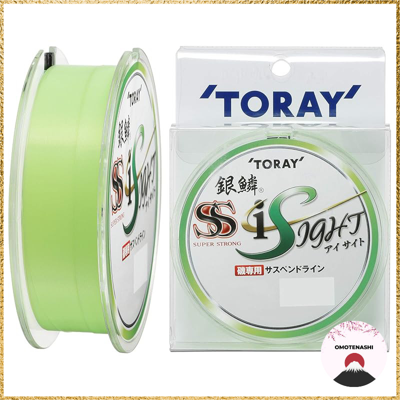 TORAY Silver Scale Super Strong Eyesight Nylon Line - 150m, Light Green ...