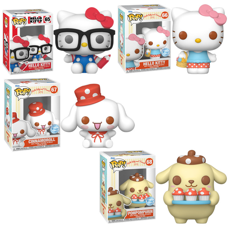 Hello Kitty Hello Kitty Sanrio Pudding Dog Melody ฟิกเกอร์ตุ๊กตาสุนัขหู ...