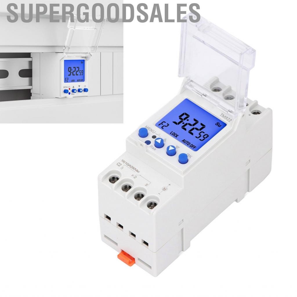 Supergoodsales 12VDC Timer Timer Switch LCD Display การสำรองข้อมูลหน่วย ...