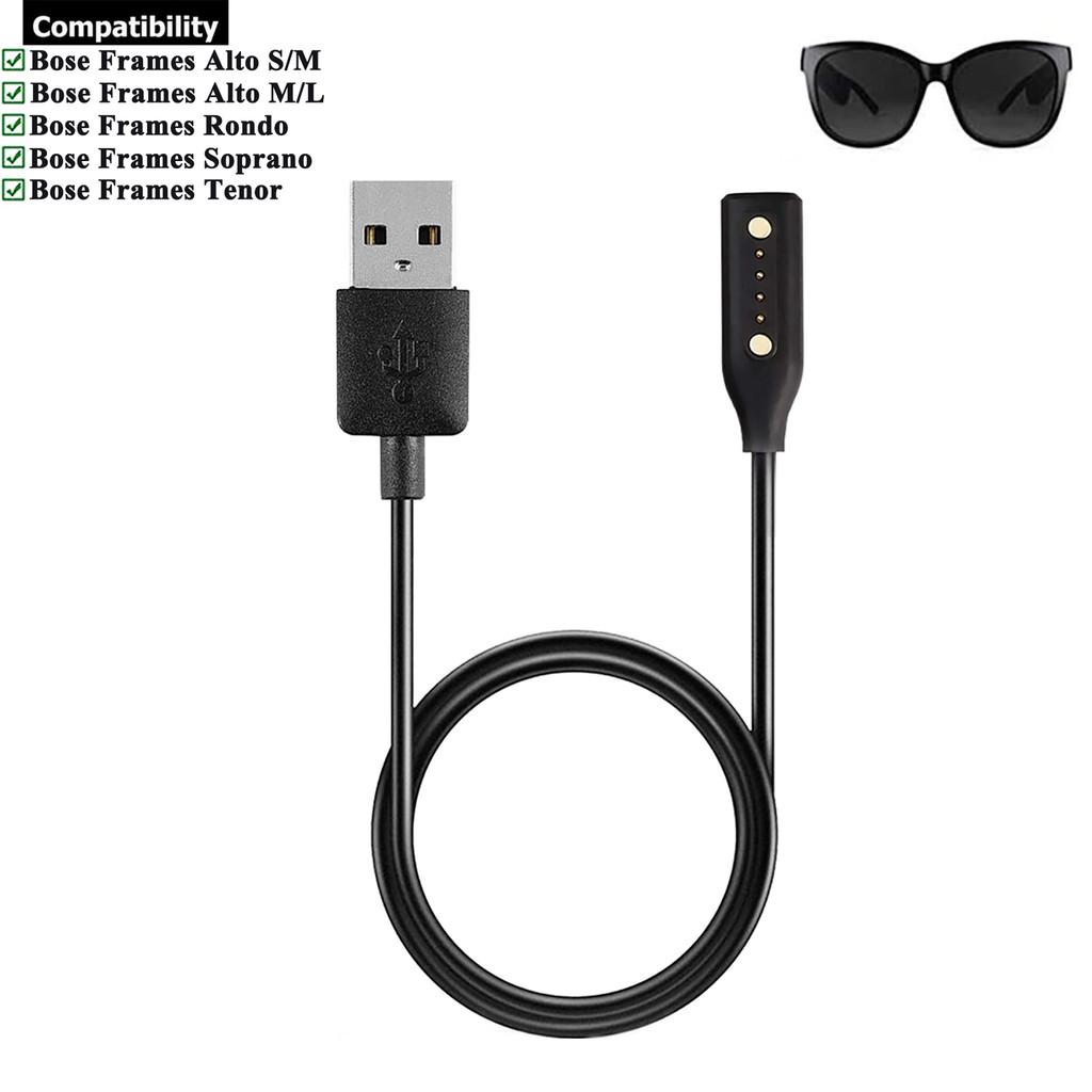 เปลี่ยนสายชาร์จแม่เหล็กแบบพกพาอะแดปเตอร์สายชาร์จสําหรับ Bose Frames ...