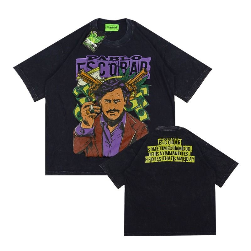[S-5XL]Pablo Escobar เสื้อซักผ้า ขนาดใหญ่ คุณภาพสูงS-5XL | Shopee Thailand