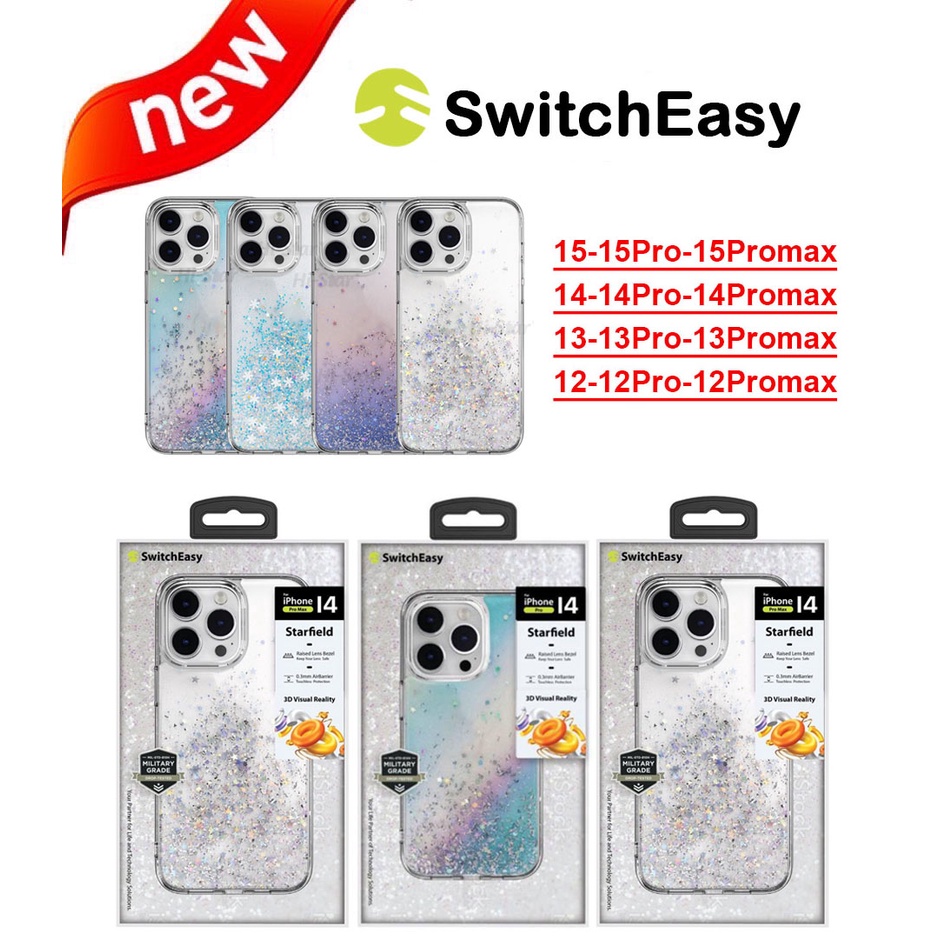 Switcheasy Starfield รุ่น15 3D Glitter Resin Case สำหรับ iPhone 15 ...