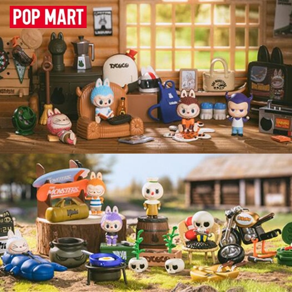 ★Hgtoys★ [Optional] Popmart LABUBU Elf House Series กล่องปริศนา ของเล่น ...