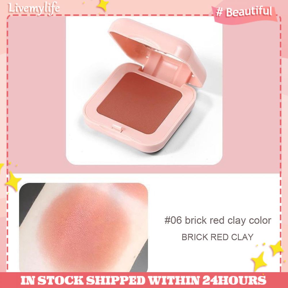 ♥ 6 ตัวเลือก Lameila Monochrome Blusher Powder Natural Face Makeup ...