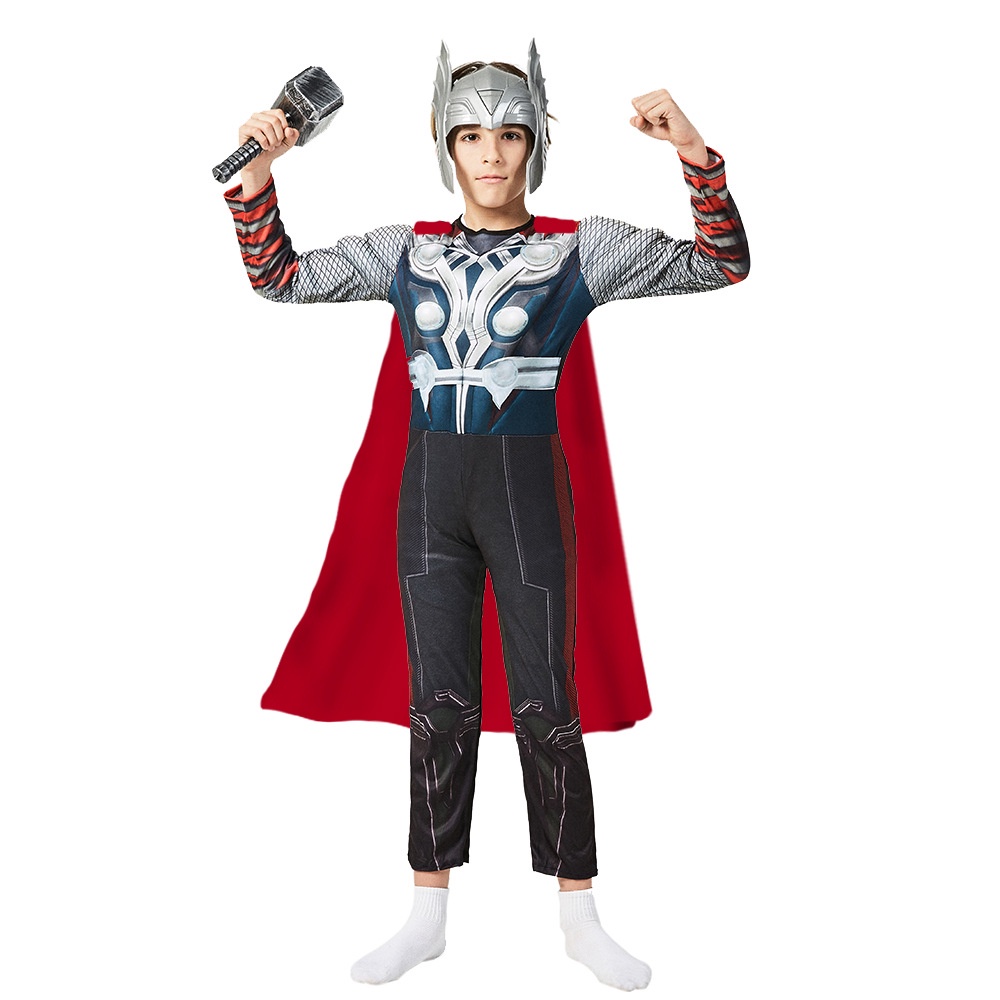 เครื่องแต่งกายคอสเพลย์ตัวละครซูเปอร์ฮีโร่ Thor Thor Muscle Dress up ...
