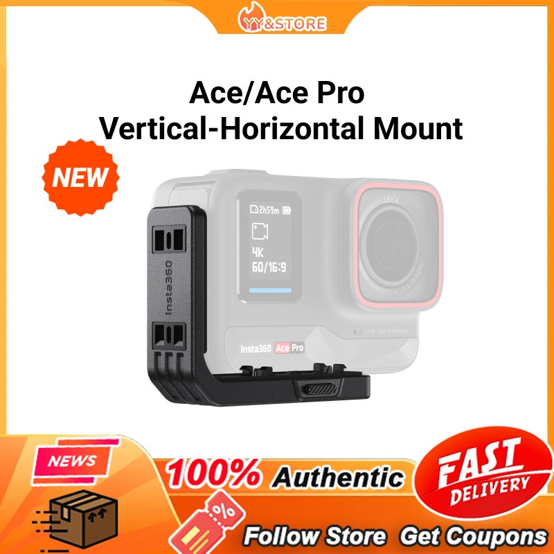 ต้นฉบับใหม่Insta360 Ace/ace PRO/ACE PRO 2 Vertical-Hard mount เปลี่ยน ...