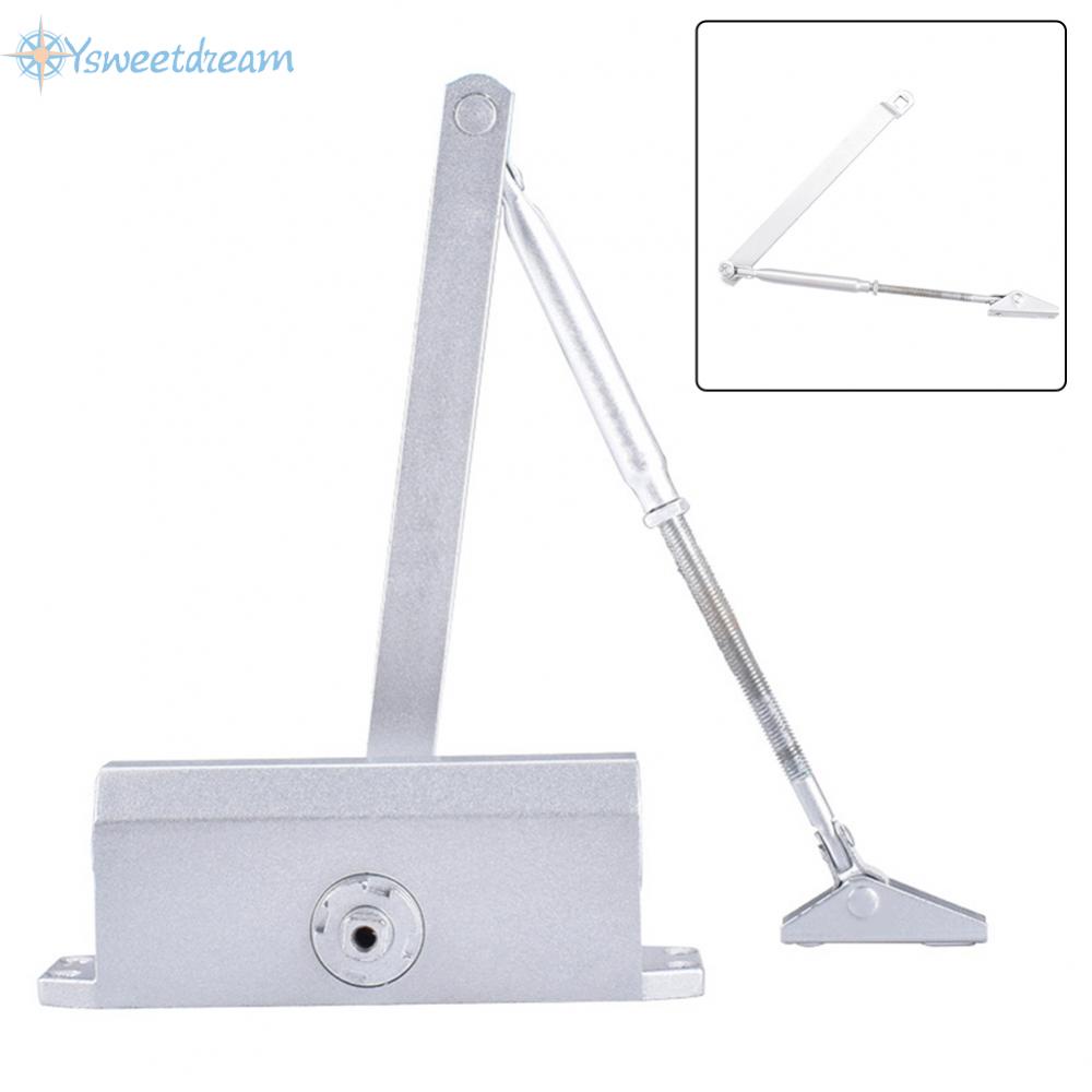 【SWTDRM】180° Automatic Door Closer Adjustable Door Stopper Speed Mute ...