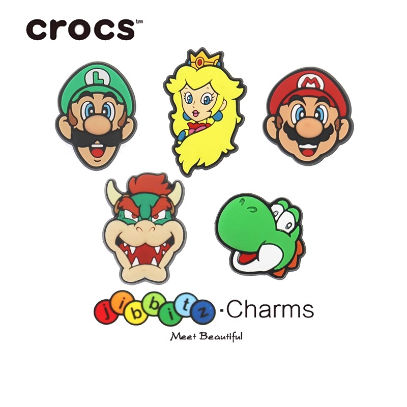 jibbitz crocs Mario jibbitz crocs เกาหลี crocs jibbitz jibbitz set ...