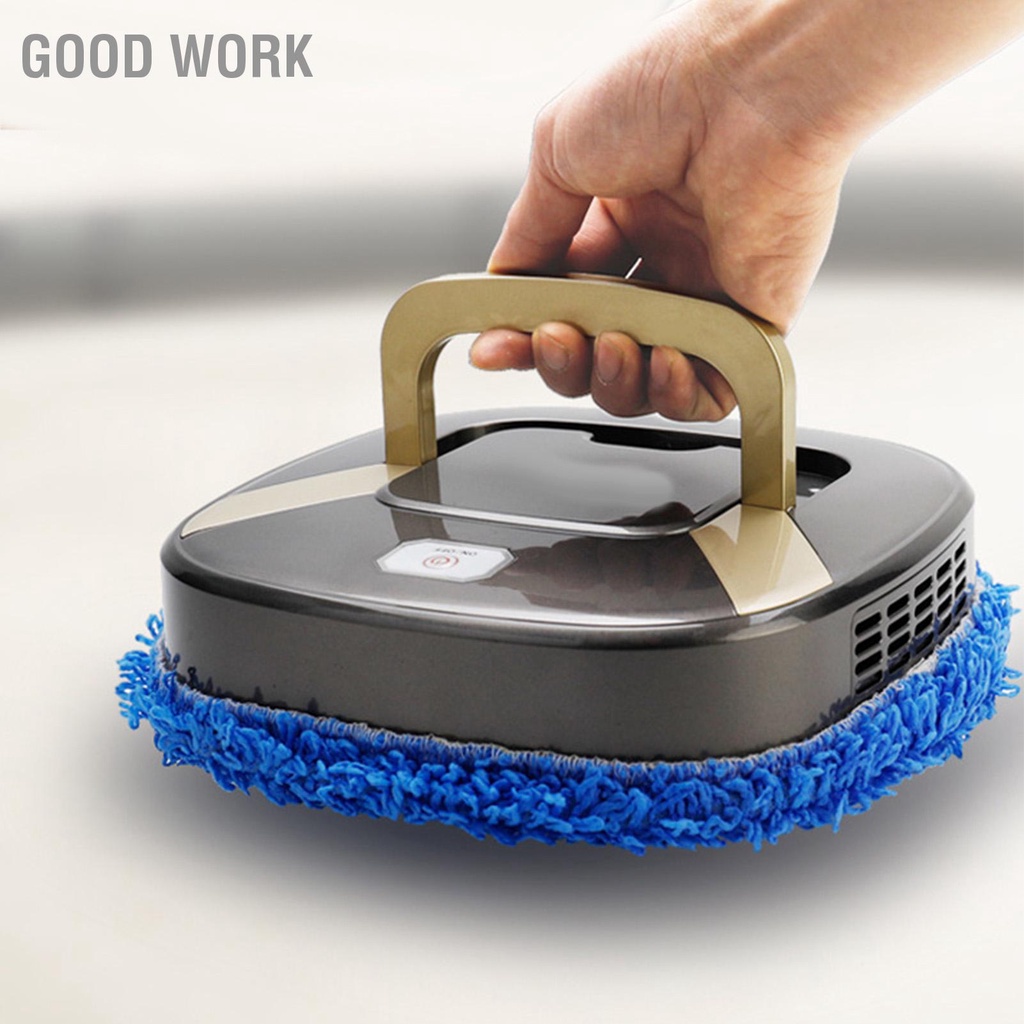 Good Work Auto Mop Cleaner ABS พร้อมแบตเตอรี่ลิเธียมในตัวหุ่นยนต์ถูพื้น ...