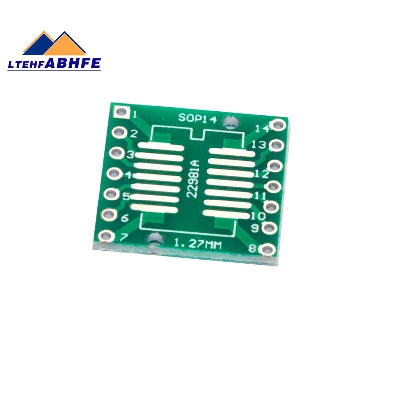 20 ชิ้น Sop14 Ssop14 Tssop14 ถึง Dip14 Pcb Smd Dip/อะแดปเตอร์แผ่น Pitch 1.27/0.65 มิลลิเมตร ...