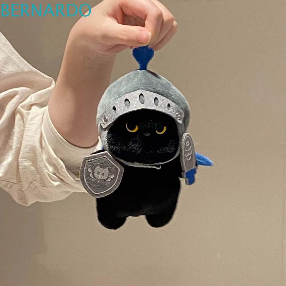 Bernardo Knight Cat Plush จี้, Soft Stuff การ์ตูนพวงกุญแจ Knight Cat ...