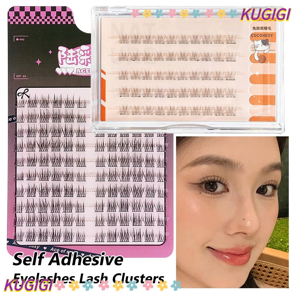 Kugigi Self Adhesive Cluster Lashes,ดูธรรมชาติกดบนขนตาปลอมไร้กาว,สะดวกไม่มีกาวต้องการReusable ...