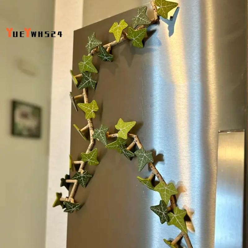 Ivy ตู้เย็นกระเบื้อง 3D พิมพ์แม่เหล็กตู้เย็นแม่เหล็กใช้สําหรับไม้เลื้อย ...