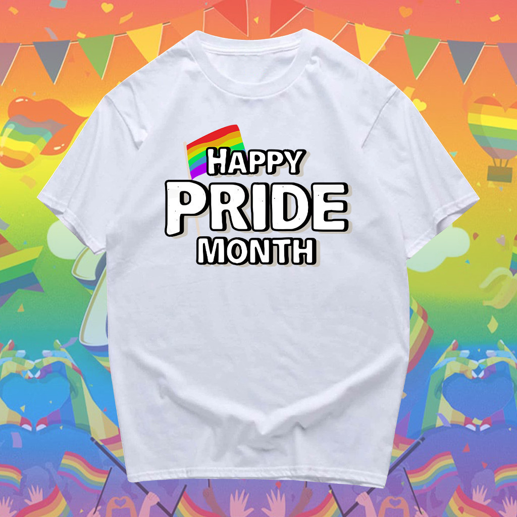 COD~ [ Cotton] เสื้อสายรุ้ง LGBT Pride Month Rainbow LGBTQ ผ้าCotton ...