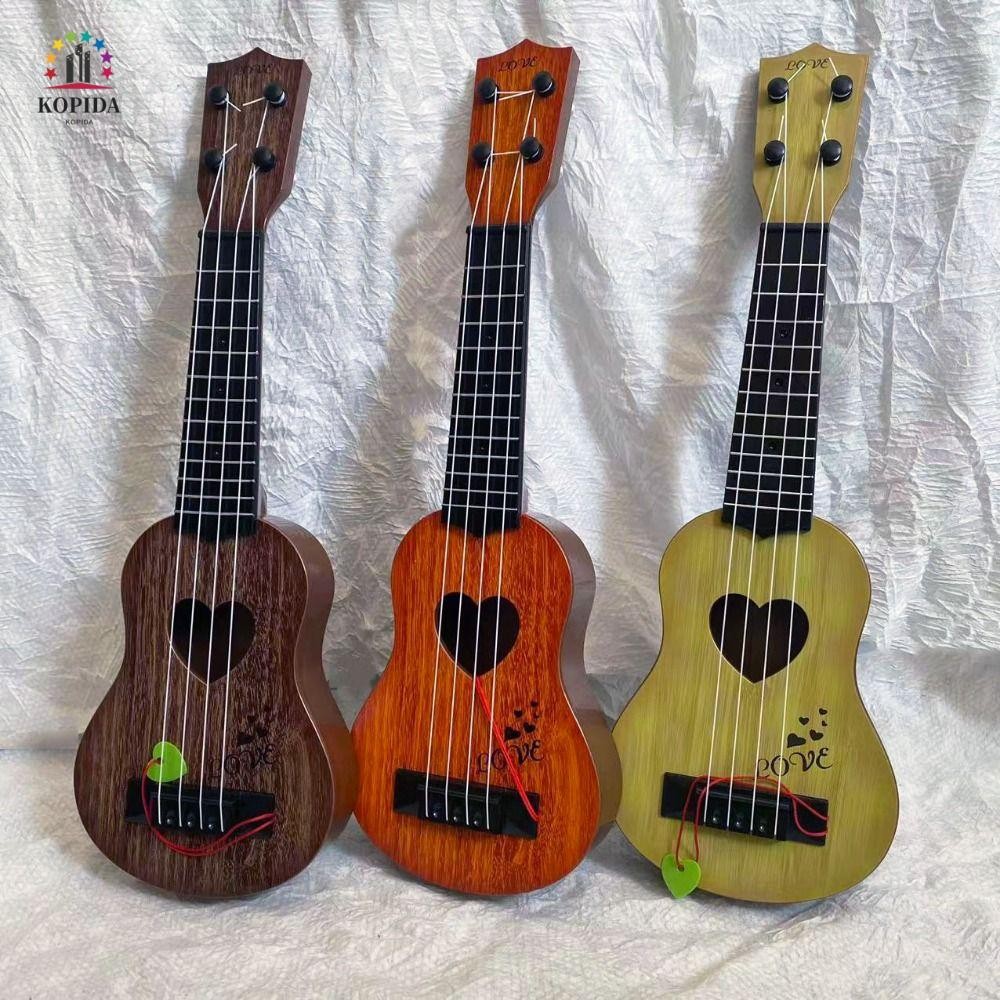 Willis Ukulele เครื่องดนตรีของเล่น, 4 สายปรับ String Knob จําลอง Ukulele ของเล่น, Rhythm ...