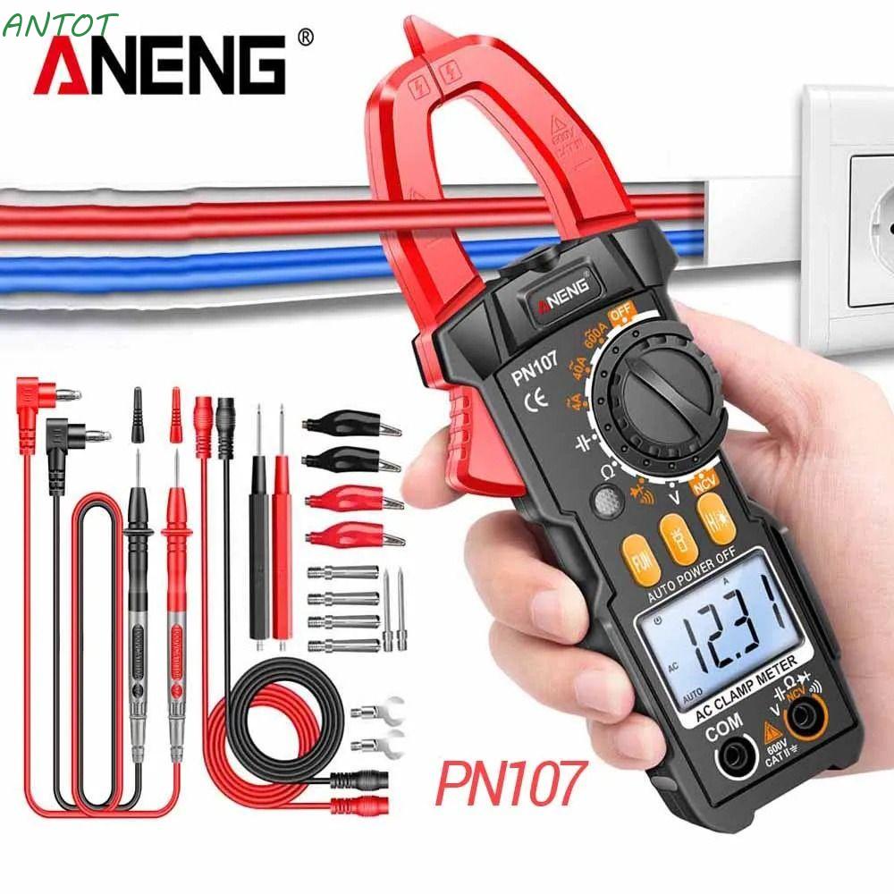 Antot มัลติมิเตอร์อัจฉริยะ True RMS ดิจิทัล แคลมป์มิเตอร์ ANENG PN107 ...