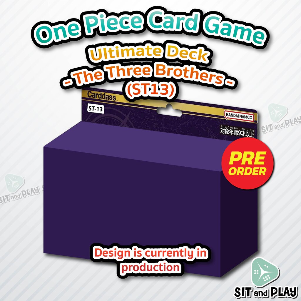One Piece Card Game - ULTIMATE DECK- The Three Brothers - (ST13) การ์ด ...