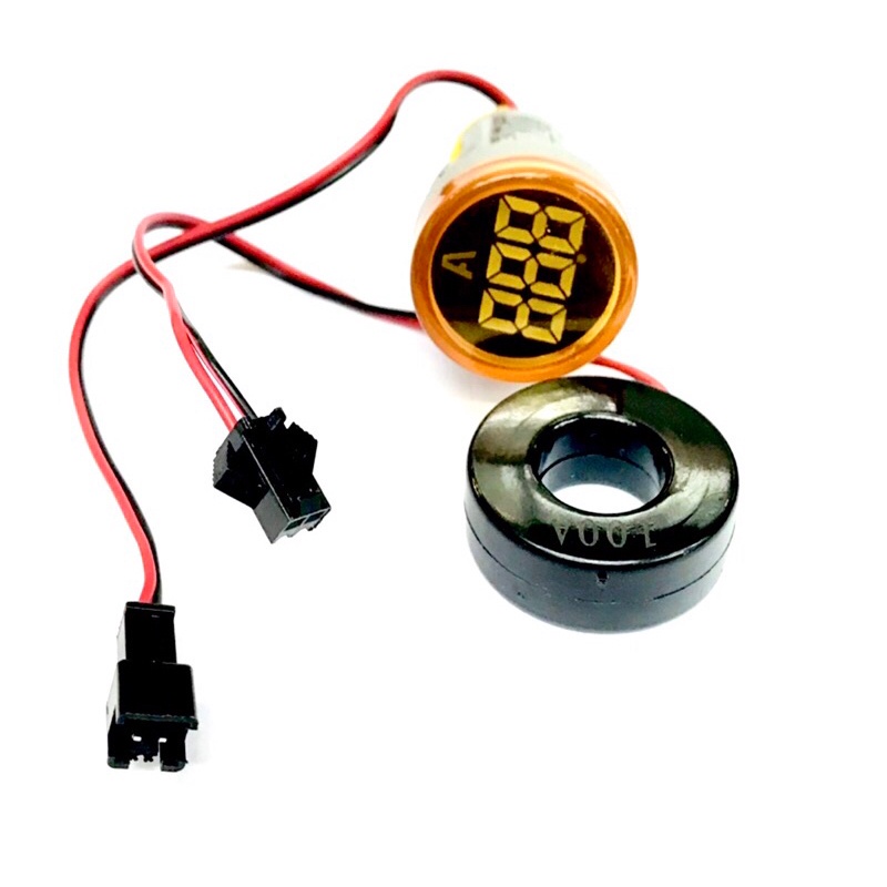 Meter แอมป์มิเตอร์ รุ่น AD101-22AM จอแแสดงผลดิจิตอลไฟแสดงสถานะ LCD ขนาด ...