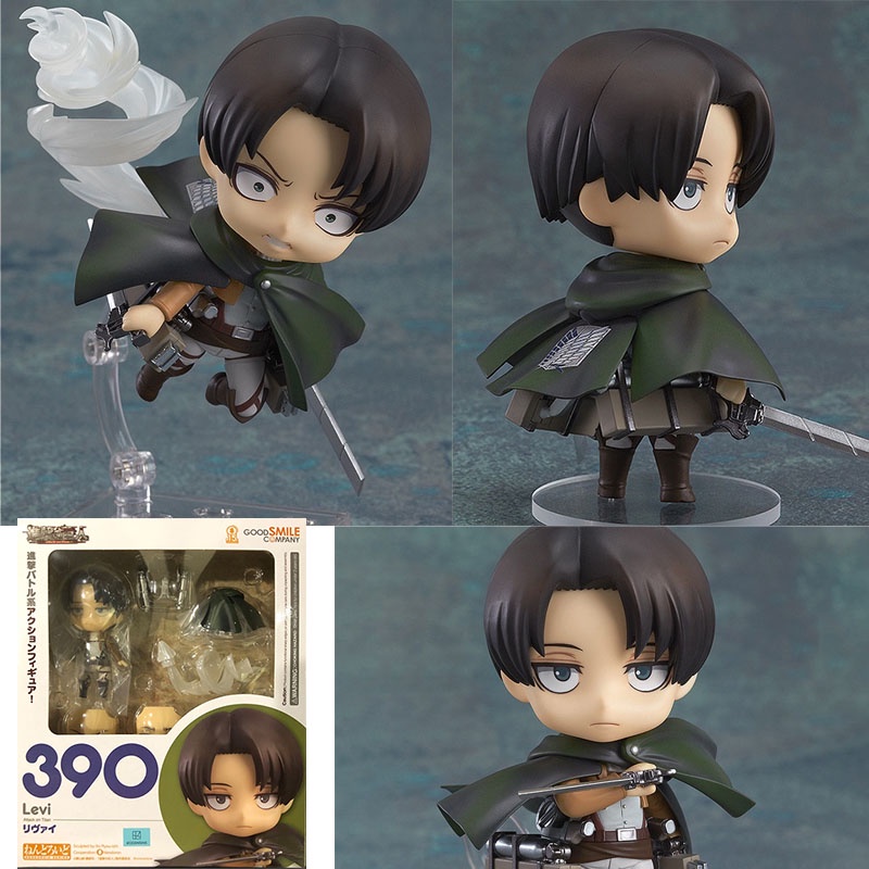 โมเดลฟิกเกอร์ Nendoroid Attack on Titan Levi Ackerman 390 Eren Yeager ...