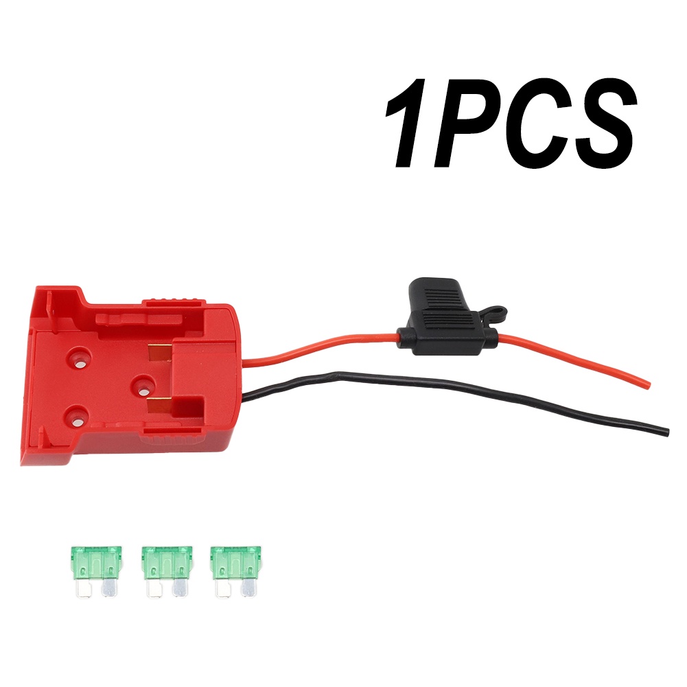 【VARSTR】Battery Adapter 30A Fuses Connector DIY Adapter Battery Power ...