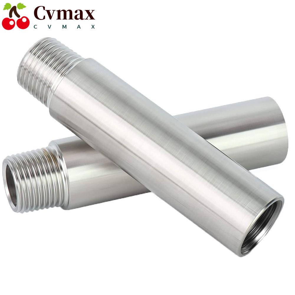 Cvmax ข้อต่อขยายท่อ สเตนเลส สีเงิน 4 นิ้ว 1/4 นิ้ว NPT x 1/4 นิ้ว 2 ชิ้น | Shopee Thailand