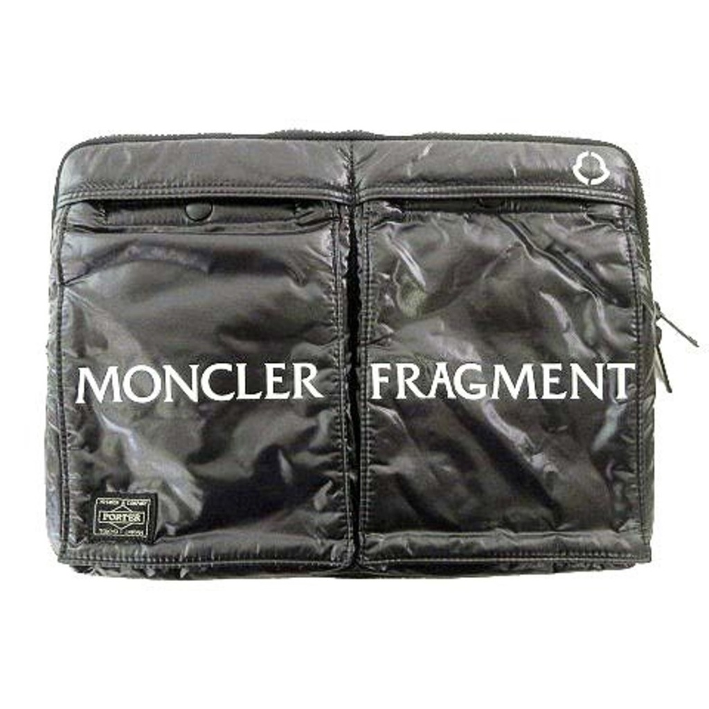 Moncler Fragment Porter PC Case Clutch Bag Black Direct from Japan ...