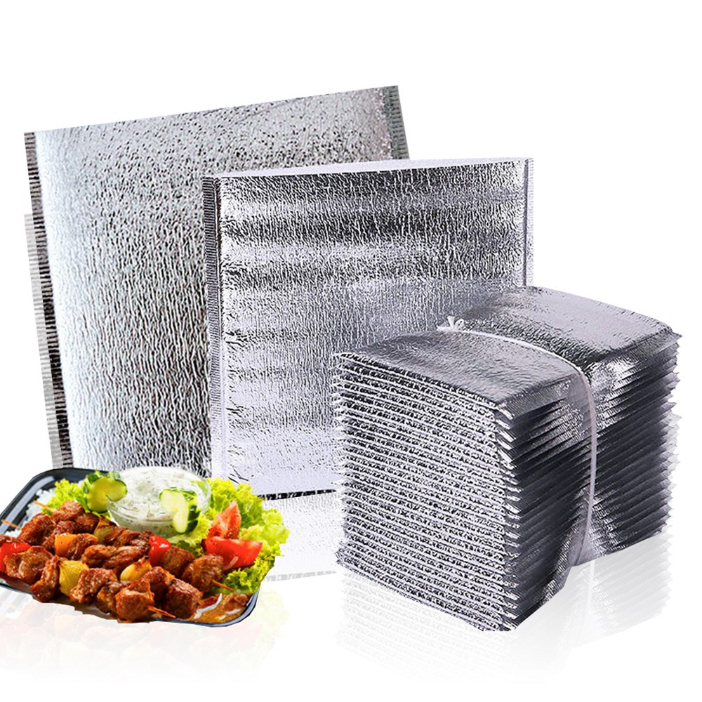 SC Paper-Pack ถุงฟอยล์เก็บความเย็น-ร้อน หนา 2mm ขนาด 45x50cm (เเพ็ค10ใบ ...