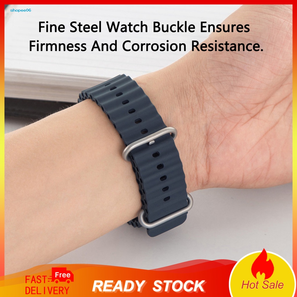 Setn สายนาฬิกาข้อมือซิลิโคน ยืดหยุ่นสูง ถอดออกได้ แบบเปลี่ยน สําหรับ Apple Watch 1 2 3 4 5 6 7 8 ...