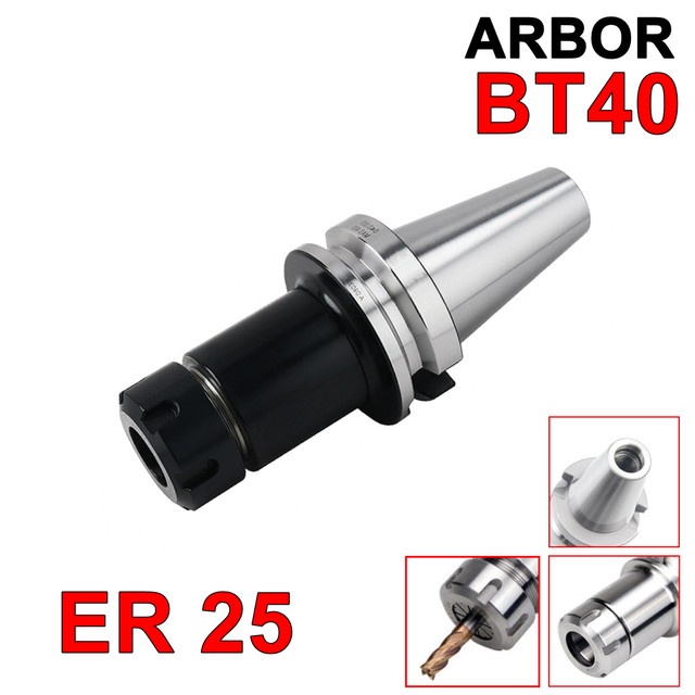 หัวจับคอลเล็ต BT40 ER 25 70 BT 40 ER25 CNC | Shopee Thailand