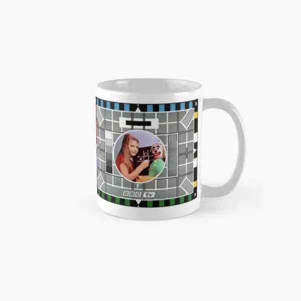 ในสต ็ อก 】Classic Bbc Test Card Classic Mug Image Simple Coffee Gifts ...