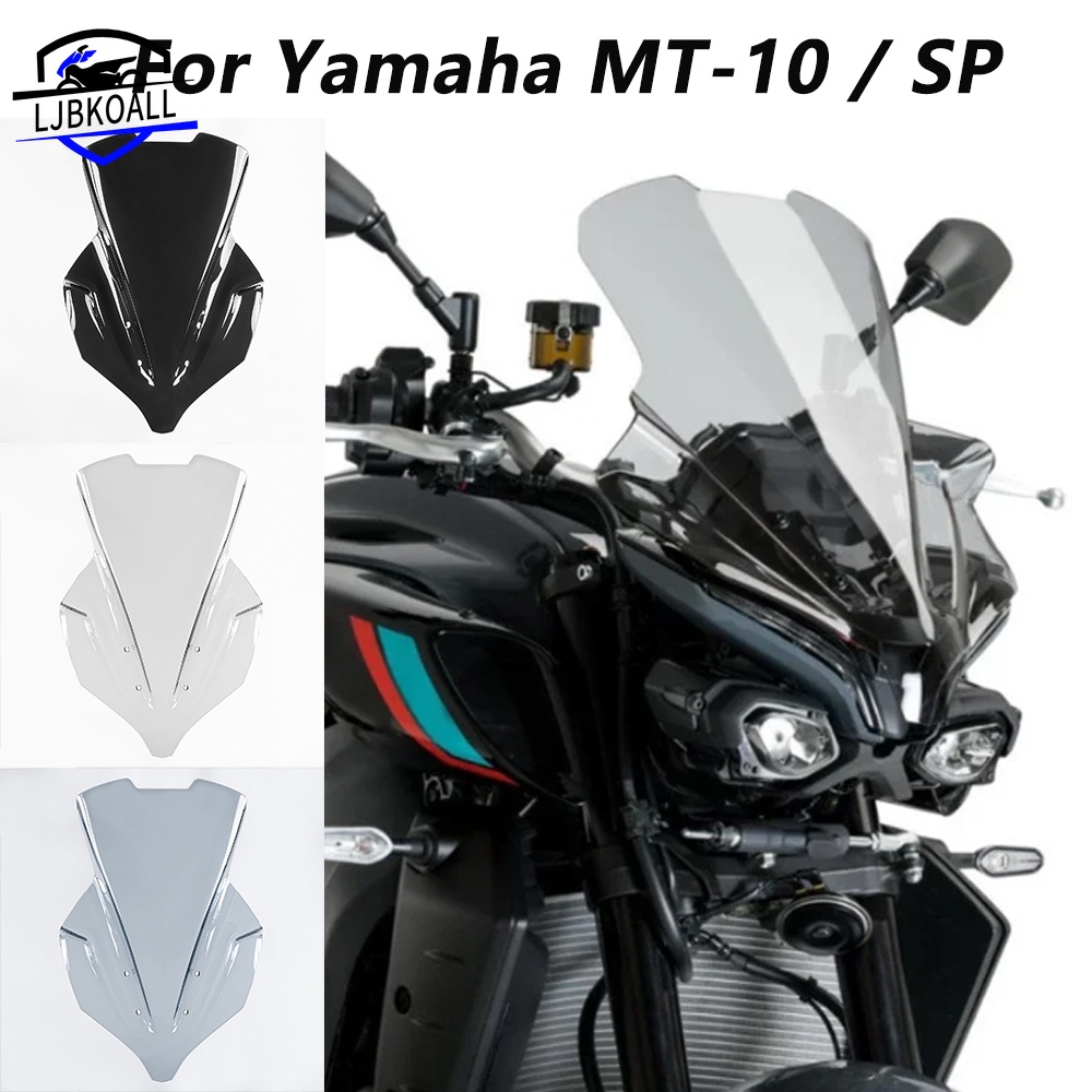 Ljbkoall กระจกหน้ารถจักรยานยนต์ mt10 SP สําหรับ Yamaha MT 10 SP MT-10 ...