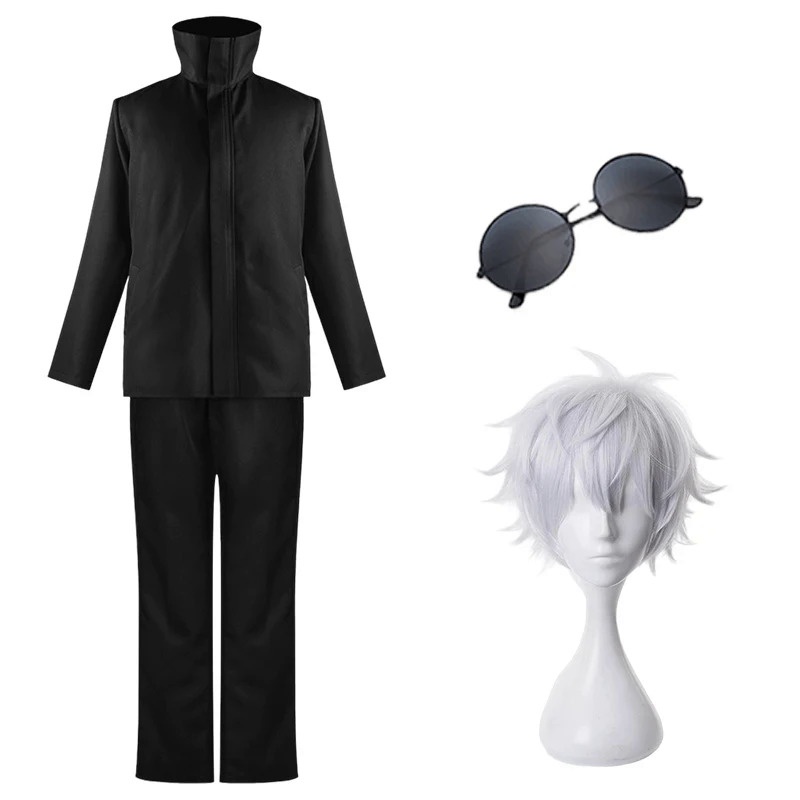 Anime Jujutsu Kaisen Gojo Satoru Cosplay Costume Uniform Gojo Satoru ...