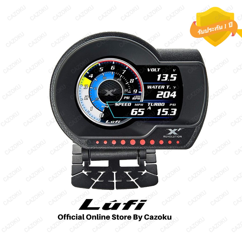 LUFI XF OBD2 เกจ์วัด ดิจิตอล smart gauge วัดความร้อน วัดรอบ ความเร็ว ...