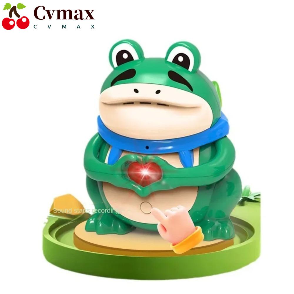 Cvmax ของเล่นตุ๊กตากบไฟฟ้า พลาสติก มีไฟ และเสียง สีเขียว สีชมพู | Shopee Thailand