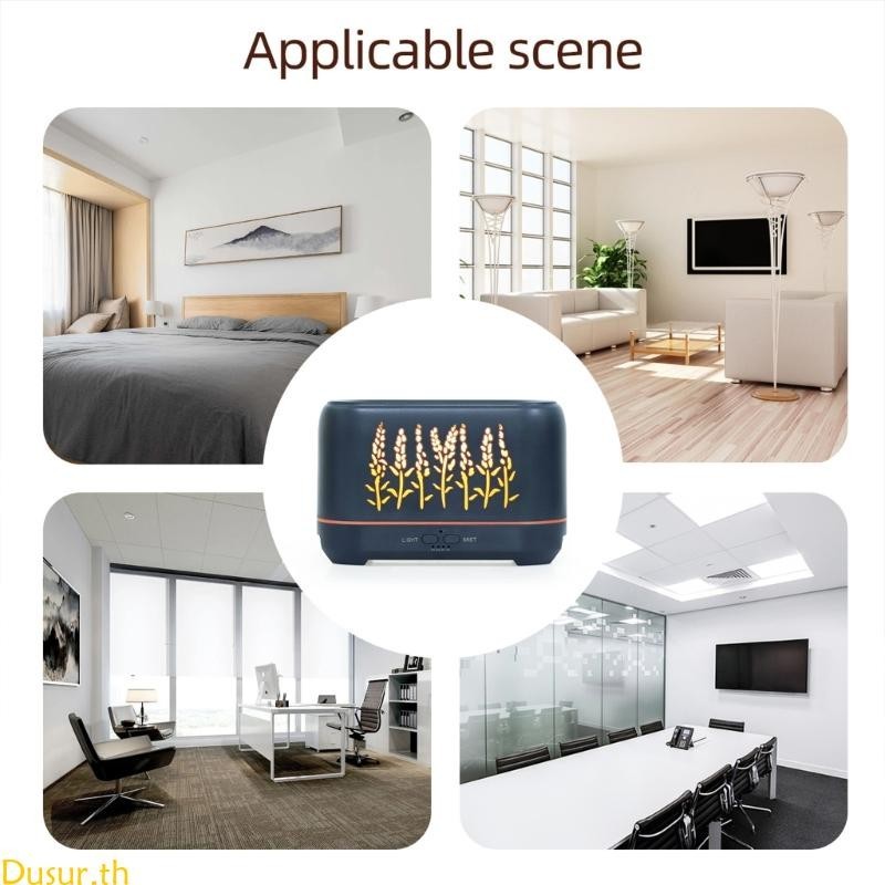Dusur เครื่องฟอกอากาศ กระจายหมอกเย็น เปลวไฟจําลอง ขนาด 200 มล. | Shopee ...