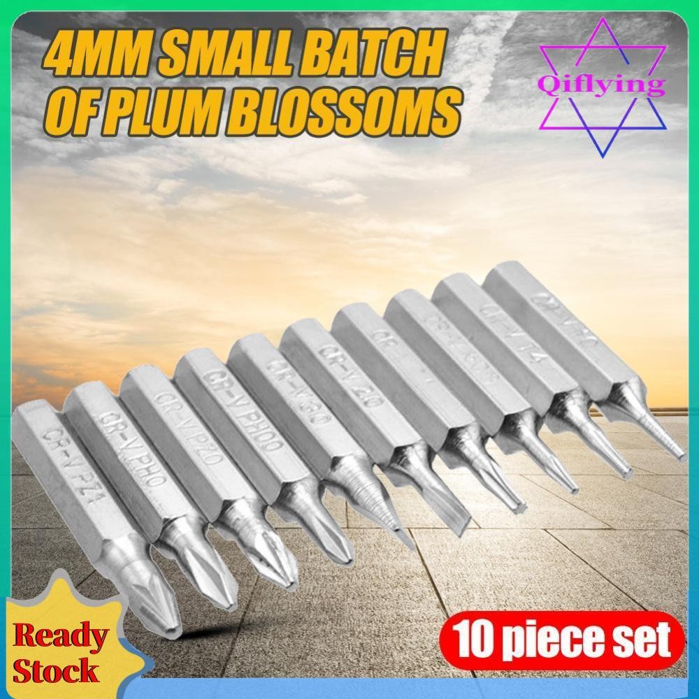 10 ชิ้น 4 มิลลิเมตร Torx Phillips Slotted Torx บิตข้ามไขควงชุดบิตซ่อม ...