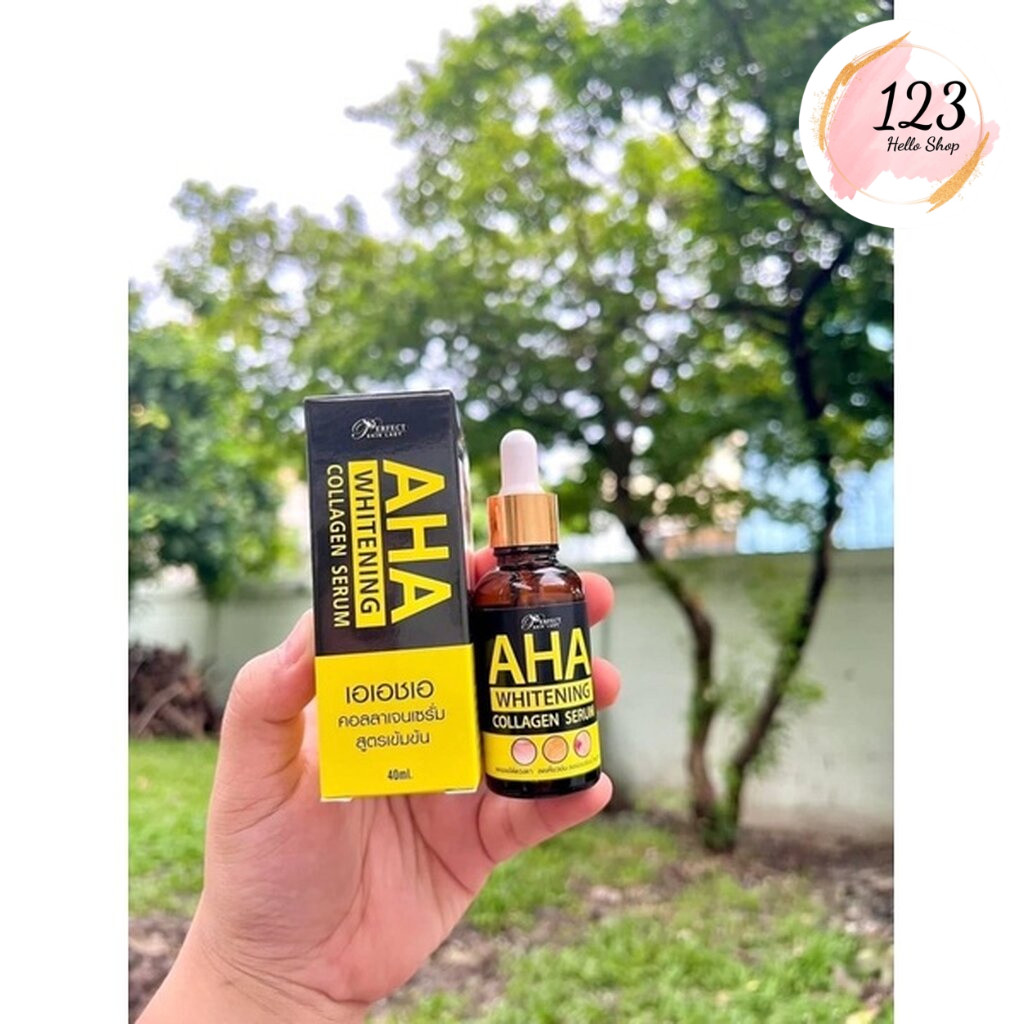 AHA Whitening Collagen Serum 40ml เซรั่ม by Perfect Skin Lady | Shopee Thailand