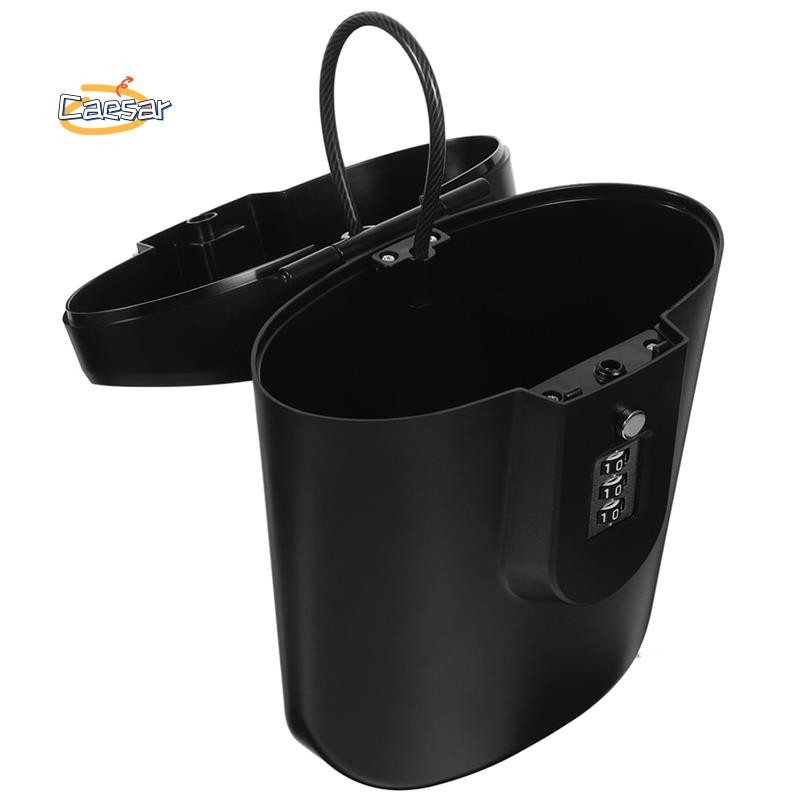 caesarA8Portable Safe Lock Box Travel Safe Mini Beach Security Lock Box ...