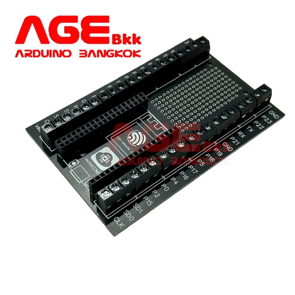 บอร์ดขยายขา ESP32 Screw Shield NodeMCU ESP32 แบบ 38 ขาทุกรุ่น บัดกรี ...