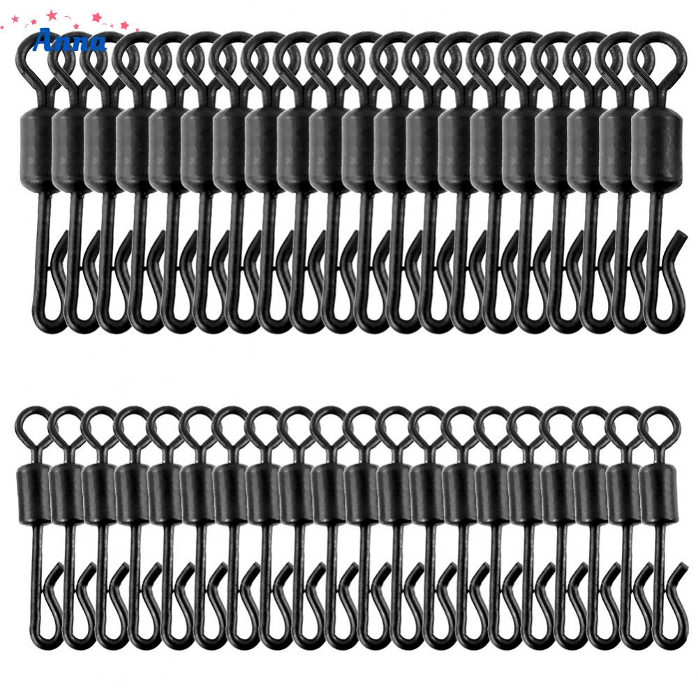 【Anna】Swivel Bait Tackle Hooklink Clip Links Rig Rings Quick Change ...