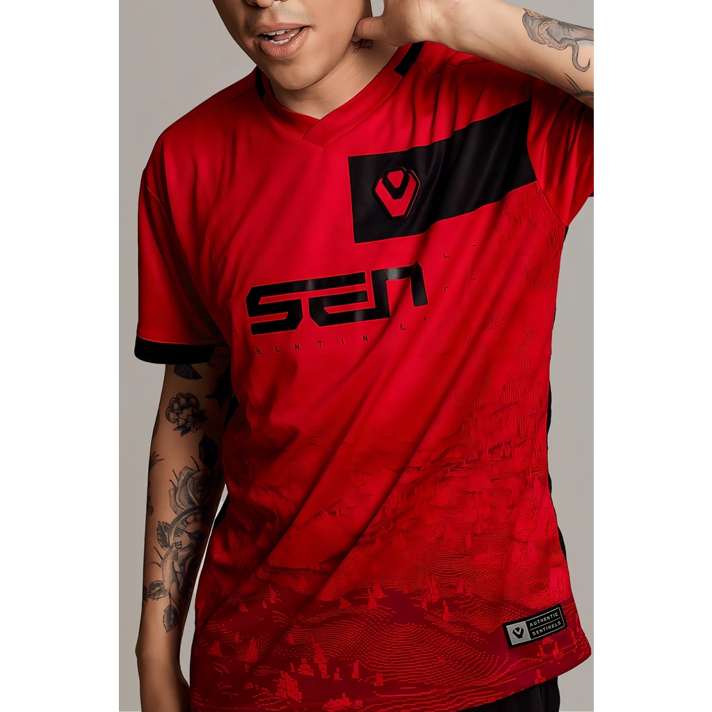 Sentinels Valorant Esports Jersey เครื่องเล่นเกมแฟนชื่อที่กําหนดเอง ...